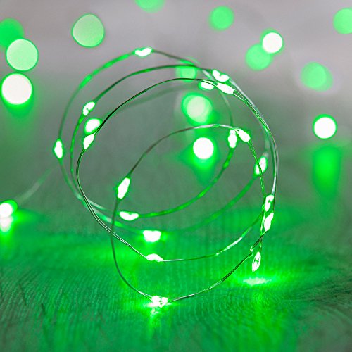 20 Green Micro Lights - Lush Lights