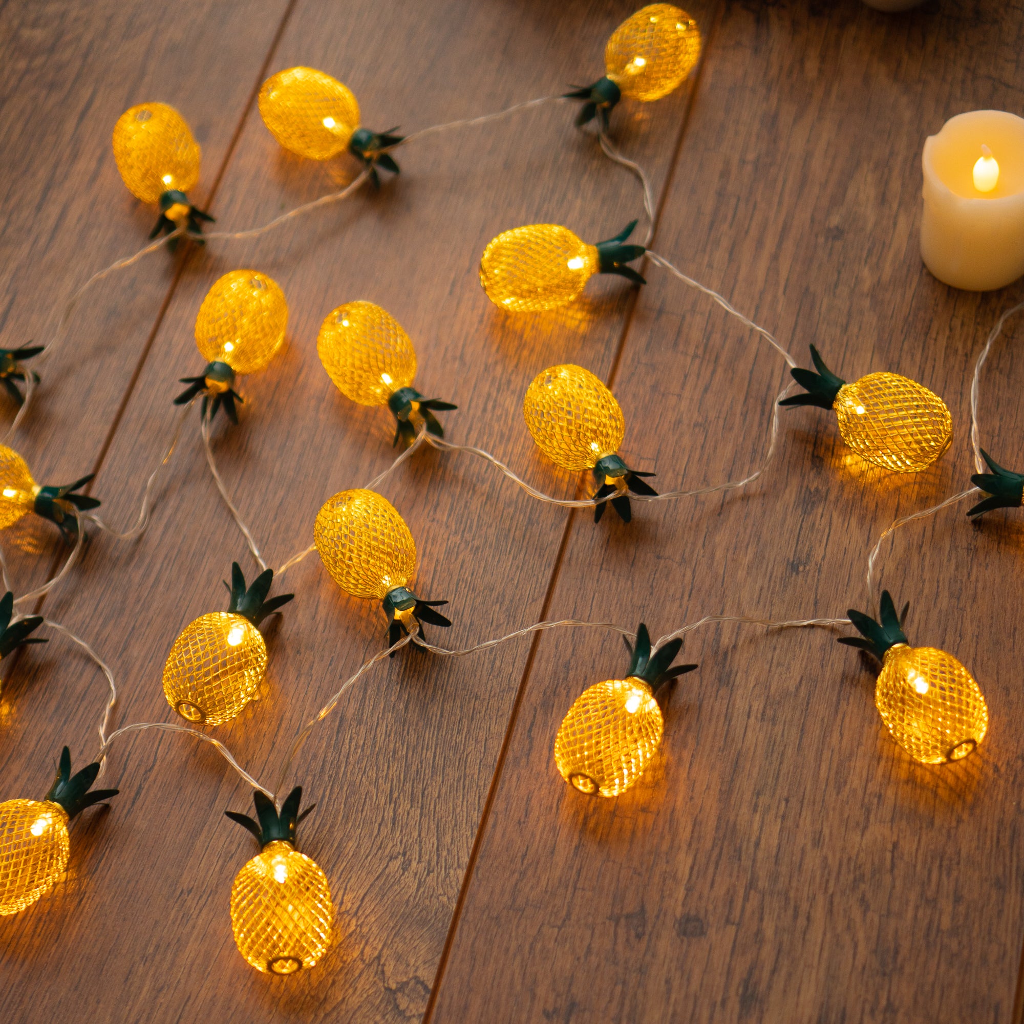 20 LED Pineapple Lights - Lush Lights