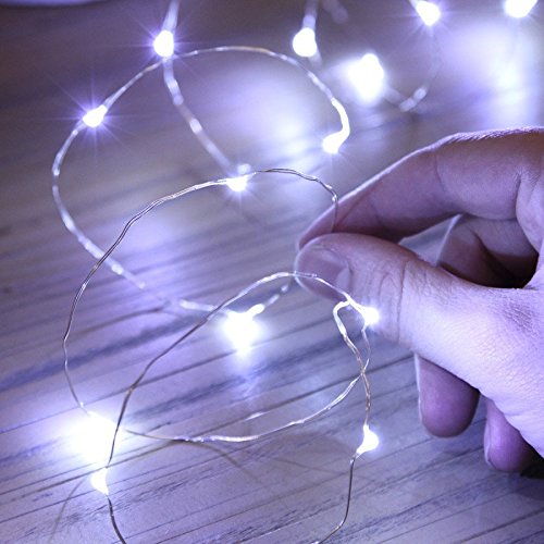 20 LED White Micro Lights - Lush Lights